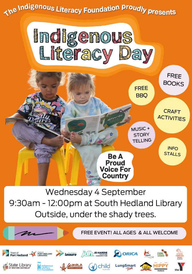 Indigenous Literacy Day at South Hedland Library » Town of Port Hedland