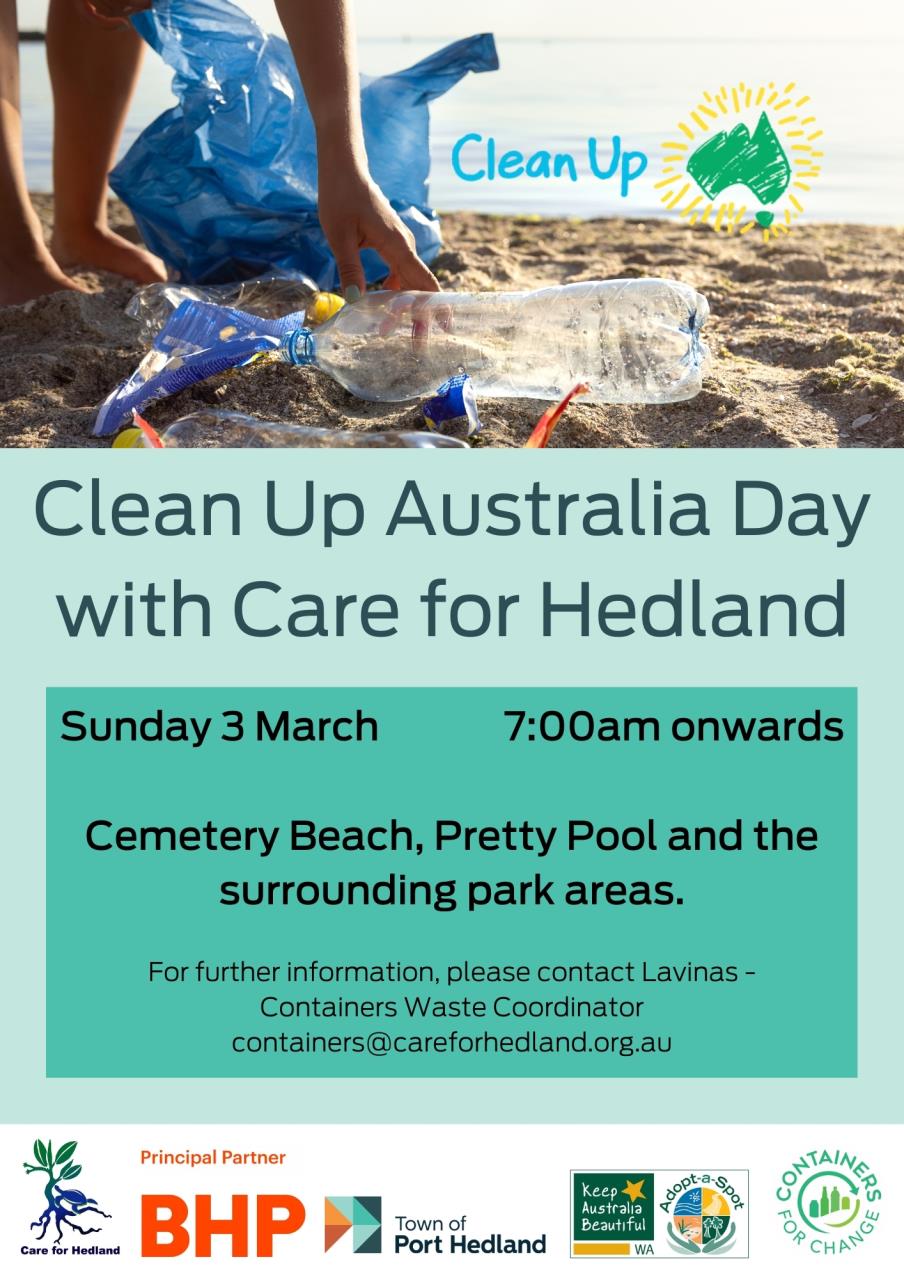 Clean up Australia Day with Care for Hedland » Town of Port Hedland