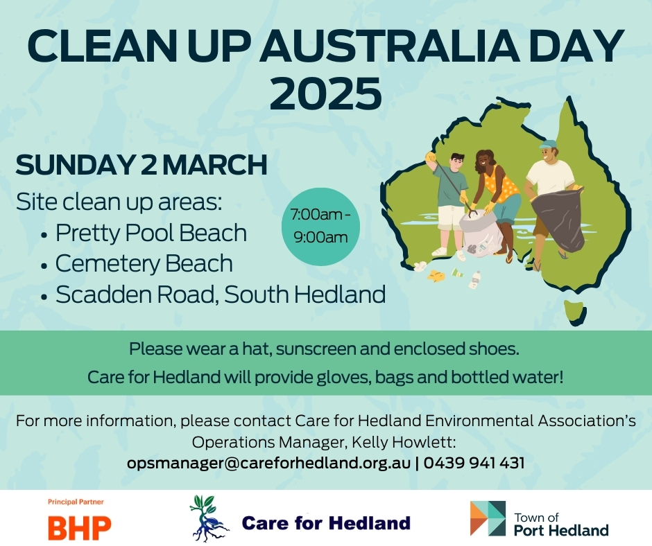 Clean Up Australia Day with Care for Hedland » Town of Port Hedland