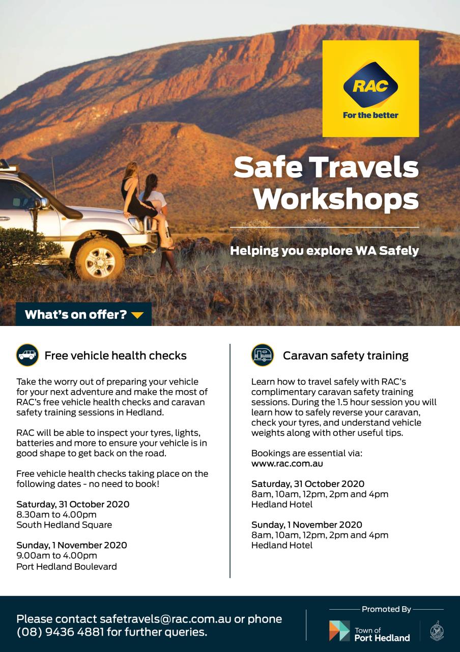 RAC Safe Travels Initiative - Free Vehicle Health Checks and Caravan ...