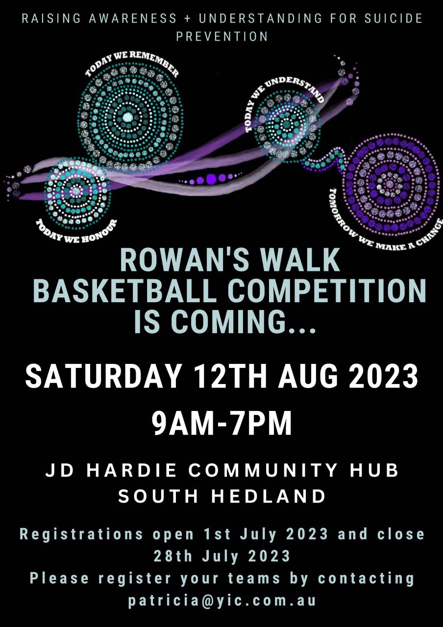 Rowan's Walk - Basketball Tournament » Town of Port Hedland