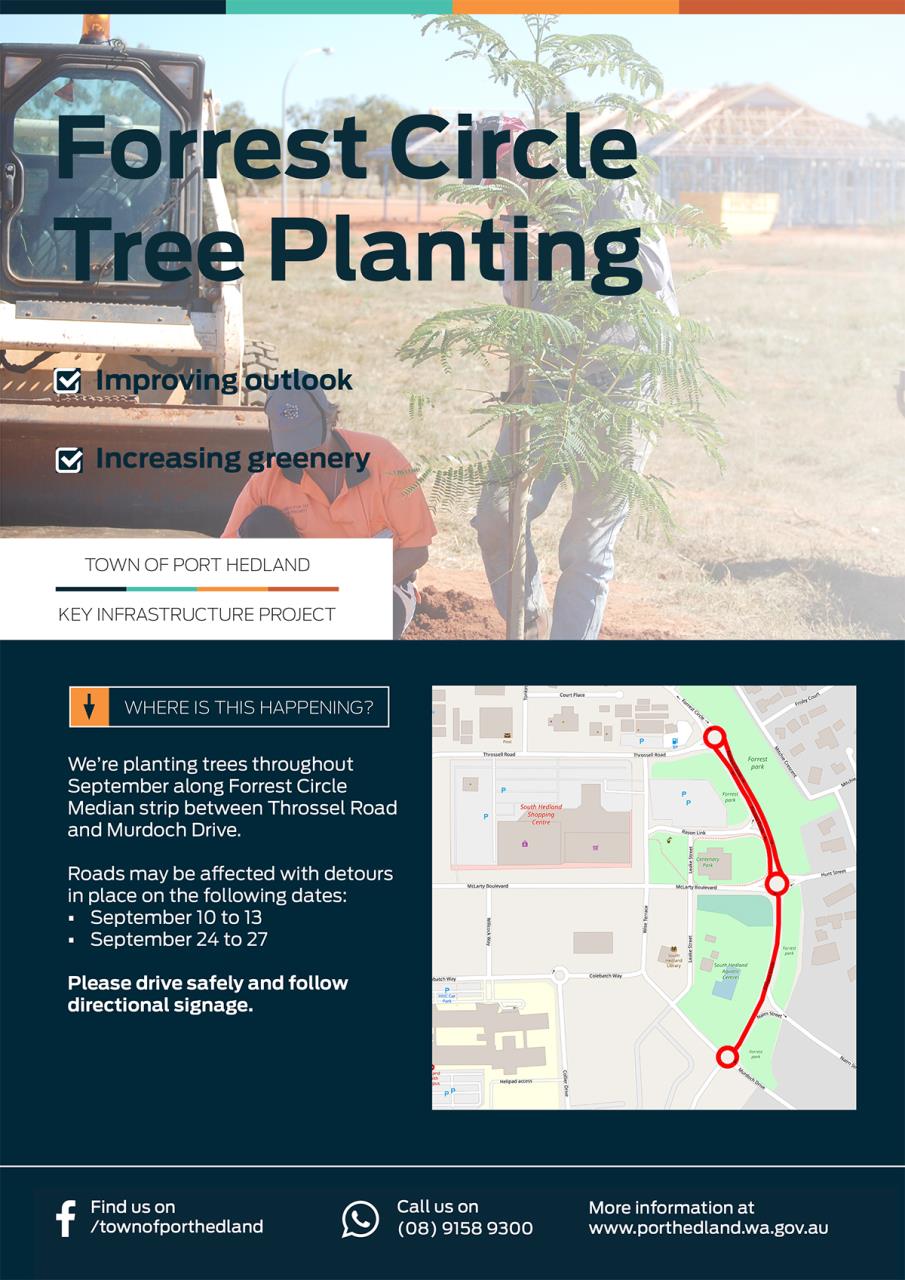 News Story - Forrest Circle Tree Planting » Town of Port Hedland