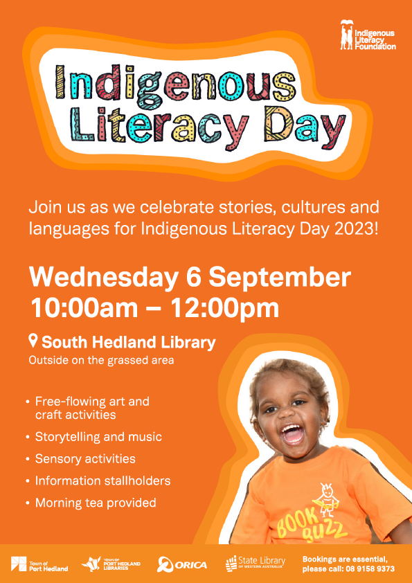 Indigenous Literacy Day 2023 » Town of Port Hedland