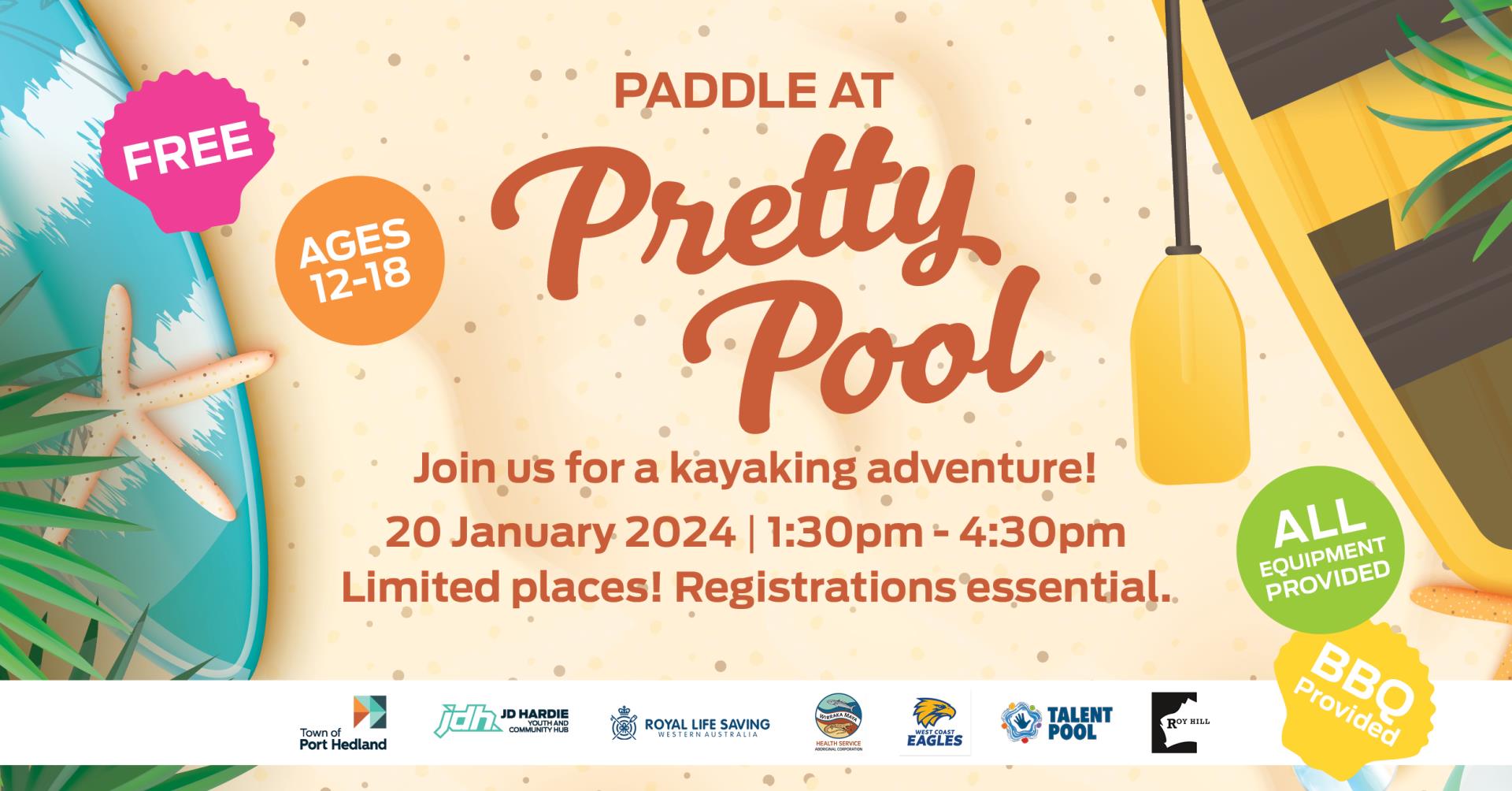 Online Form - Paddle at Pretty Pool - registration » Town of Port Hedland