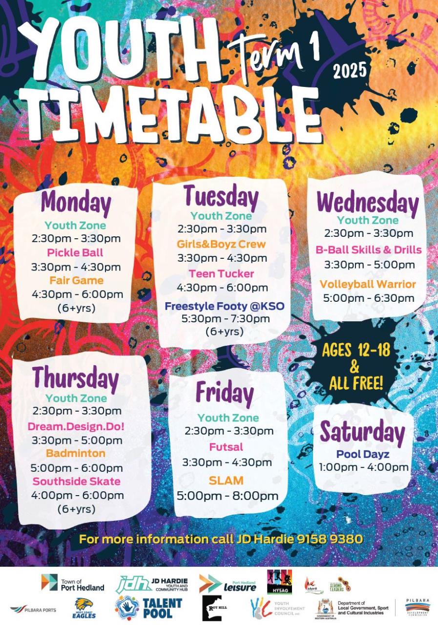 JD Hardie Youth and Community Hub » Town of Port Hedland